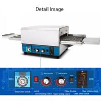 China 304 Stainless Steel Automatic Electric Conveyor Pizza Oven Machine 6.7Kw for sale