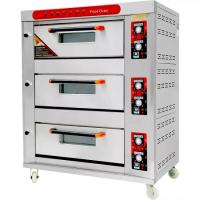 China Removable 3 Deck 6 Tray Oven for sale