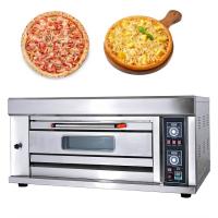 China 0.1Kw Single Deck Pizza Oven Machine  Gas Baking Oven Low Energy Consumption for sale