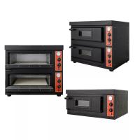 China Modern Shape Safe Thermostat Stainless Steel Pizza Oven 0.1Kw For Restaurants for sale