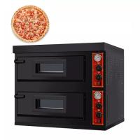 China Modern Shape Safe Thermostat Stainless Steel Pizza Oven 0.1Kw For Restaurants for sale