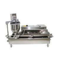 China Stainless Steel Double Row Automatic Donut Making Equipment 6KW for sale