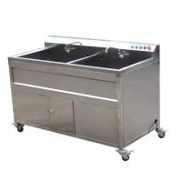 China SS304 material Potato Washer Peeler Cassava Washing And Peeling Machine for sale