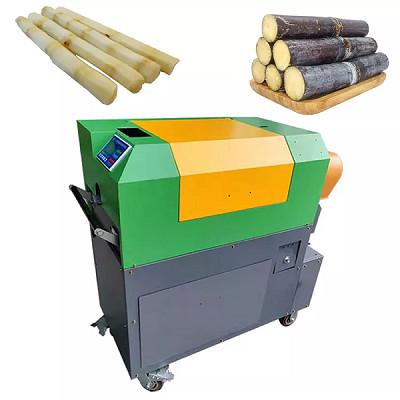 China Fast Speed Automatic Sugarcane Peeling Machine Sugarcane Skin Peeler 1.5KW for sale