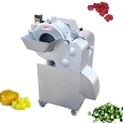 China Restaurant Sus304  Commercial Vegetable Fruit Chopper Potato Slicer Machine 1.5KW for sale