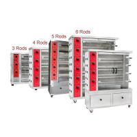 China 30pcs Rotisserie Chicken Gas Oven Roasted Chicken Machine With Overheat Protection for sale