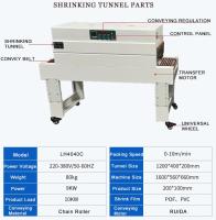 China Small Table 22pcs/Min Steam Shrink Tunnel Machine For Thermal Film Shrinking for sale