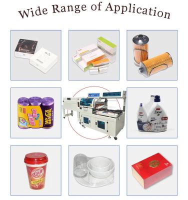 China Small Shrink Wrapping 30pcs/Min Shrink Wrap Packaging Machine Semi Automatic for sale