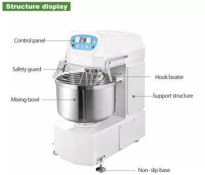 China Spiral 220v Commercial Flour Mixer , Dough Mixer Bakery for sale