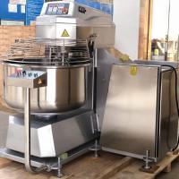 China 50 Kg Spiral Dough Mixer Machine Double Motions And Double Speed for sale