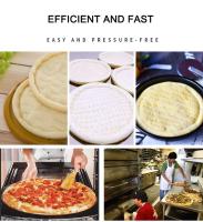 China 0.37KW Automatic Pizza Making Machine , Pizza Dough Presser Elecrtic Energy for sale