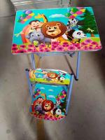China Kids Toddler Adjustable Desk and Chair Set 70x45cm Ergonomic Study Table for Youth for sale