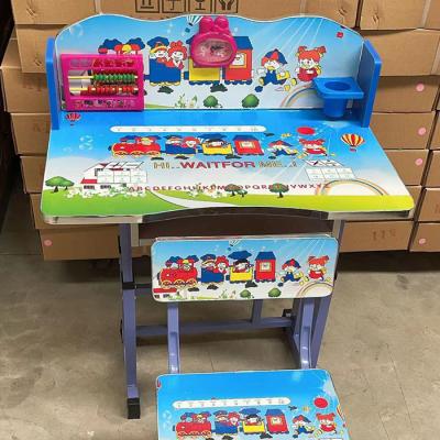 China Children Adjustable Desk and Chair Set 72x50x10cm for Drawing Reading Study for sale