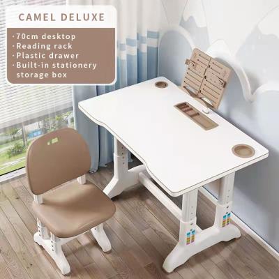 China Ergonomic Children Study Table and Chair Set with Storage 74x48x60CM for sale