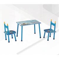 China Movable Kids Study Desk and Chair Set with Height Adjustable Folding Workstation for sale