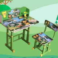 China Ergonomic Adjustable Kids Study Desk and Chair Set with Height Lift 80-120cm for sale
