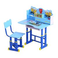 China Height Adjustable Children Study Desk and Chair Set 72x50x10 cm Ergonomic Toddler Table for sale