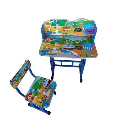 China Adjustable Kids Study Desk and Chair Set Ergonomic Metal Frame 33x30x60cm for sale