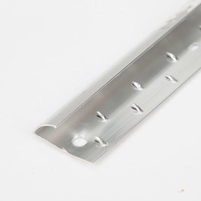 China Silver Metal Aluminum Carpet Edge Trim 2m Edge Protection Strips for sale