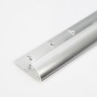 China Silver Metal Aluminum Carpet Edge Trim 2m Edge Protection Strips for sale