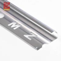 China Aluminium Polished Round Edge Tile Trim Wall Metal Tile Edge Trim Customizable for sale