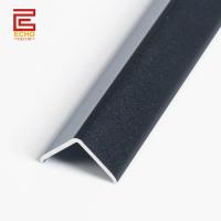 China Black L Shaped Tile Edging Trim Exterior Corner Bead Metal Shower Niche Trim for sale