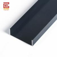 China Black Aluminum U Shaped Tile Edge Trim for Ceiling Protection for sale