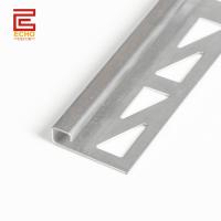 China Stainless Steel Square Tile Trim Wall Edge Tile Trim For External Corners for sale
