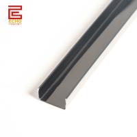 China Stainless Steel Tile Border Trim Metal Mirror Black U Shape Tile Trim for sale