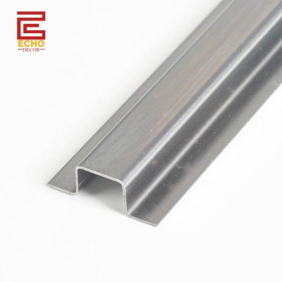 China Stainless Steel Tile To Tile Edging Trim 3m Bathroom Listello Tile Border for sale