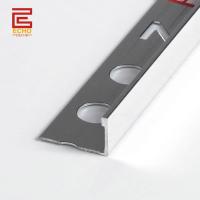 China Jolly Anodized Silver 3 8in Aluminium Tile Trim L Shaped Wall Tile Edge Trim for sale
