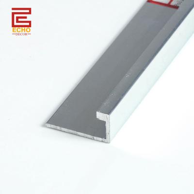 China Polished Aluminum Tile Edge Trim for External Corners 10mm for sale
