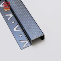 China Square Edge Stair Nose Molding Stainless Steel For Concrete Steps for sale