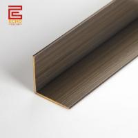 China Brushed Solid Brass L Profile Wall Edging Strip In Residential And Commercial Spaces for sale