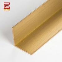 China L Shaped Satin Brass Profile 20mm Brass Moulding Strips Tile for sale