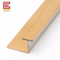 China Metal Antique Bronze Stainless Steel Tile Trim SS 201 304 316 Tile Edging Trim for sale