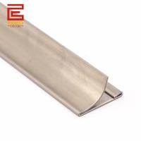 China Round Inside Corner Stainless Steel Tile Trim Metal Floor To Wall Tile Trim for sale