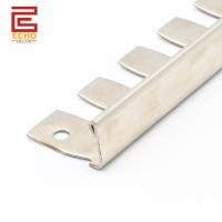 China CE ISO 6mm Stainless Steel Tile Trim Metal Brass Tile To Tile Floor Trim for sale