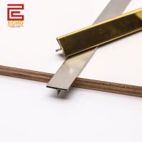 China 304 Stainless Steel Tile Trim T Shape For Cabinet Decoration for sale