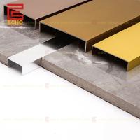 China U Profile  Aluminum Tile Trim Tile Border Edging Transition Strip for sale