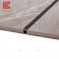 China Extrusions Aluminum Tile Trim U Channel Metal Profile 12mm Black for sale