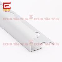China 11mm Bullnose Edge Aluminum Tile Trim Wall Tile Angle Profiles for sale