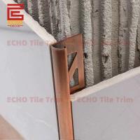 China Vintage 1 4 Round Edge Tile Trim Wall Tile Corner Bead Bronze for sale
