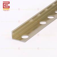 China 12.5mm Aluminum Straight Edge Tile Trim Tile Finishing Strip with Customized Thickness for sale