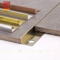 China Glossy Aluminum Tile Trim for Tile Border Protection and Decoration Length 2-3m/Customized for sale