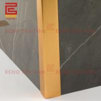 China Golden L Shaped Channel Aluminum Tile Trim Metal Tile Edging Strip for sale