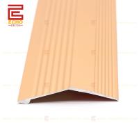 China Anti-slip Self Adhesive Aluminum Reducer Floor Transition Strips Length 2-3m/Customized Outside Corner Tile Trim for sale