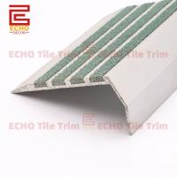 China Non Slip Metal Flooring Stair Nosing Trim Step Tread Edging Profiles for sale