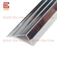 China Anti Slip 304 Stainless Steel Stair Nosing Trim Step Tread Nosing for sale