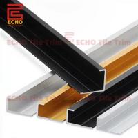 China Decorative Metal Panelling Top Trim For Interior PVC Wall Panel Trim for sale